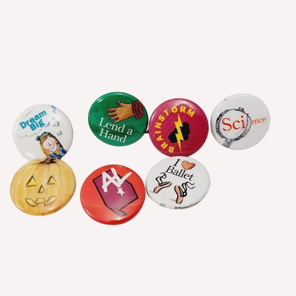 American Girl | Toys | 7 Pleasant Company Vintage Grin Pins Lot ...